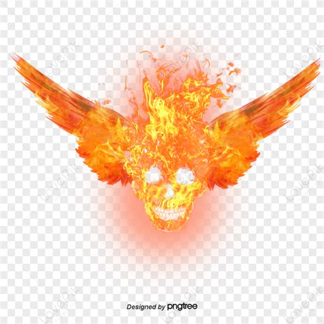 Skull Smoke Flame Spark Vector Skull Smoke Flame Png Image Image And