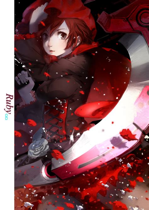Ruby Rose Rwby Drawn By Cici Danbooru