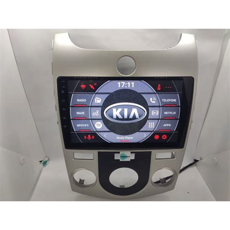 Multimídia S300 Kia Cerato Ar Analógico 2009 A 2013 Android 9 Spotify