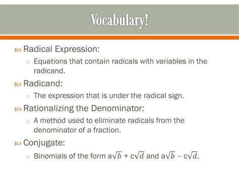 PPT Simplifying Radical Expressions PowerPoint Presentation Free Download ID 1894390