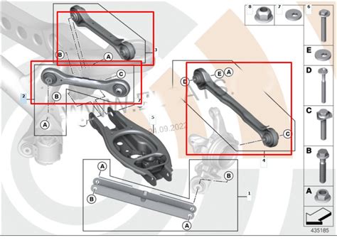 Комплект рычагов задней подвески Bmw E81 E82 E87 E88 E90 E91 E92 E93 X1 E84 Lowstuff