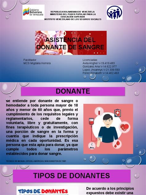 Selección De Donantes De Sangre Pdf Donación De Sangre Presión Sanguínea