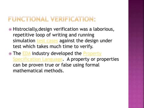 Hdl Hardware Description Language Presentation Pptx