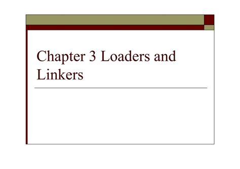 Loader And Linkerpptx