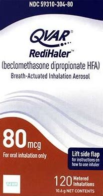 Qvar Hfa Inhalation Aerosol 80mcg