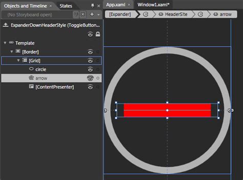 customize expander control in wpf