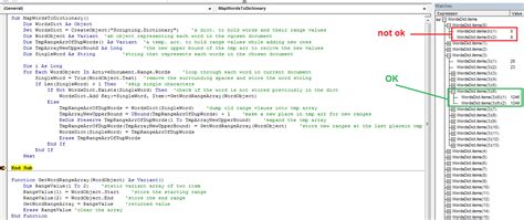Vba First Member Of Each Item In A Dictionary Needs To Be An Array