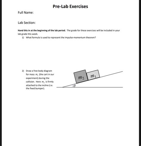 Solved Pre Lab Exercises Full Name Lab Section Hand This Chegg Com