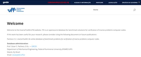 Main Page Of The Itk Database Download Scientific Diagram