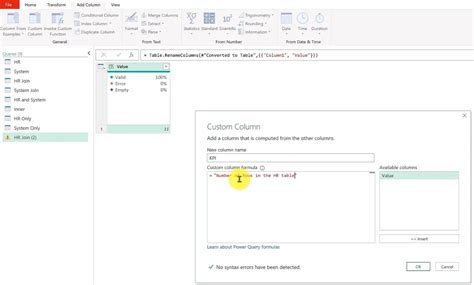 join types in power query part 2 lookup dashboard excel