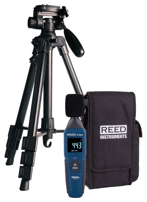 Reed R1620 Kit2 Data Logging Smart Series Sound Level Meter With Tripod And Carrying Case