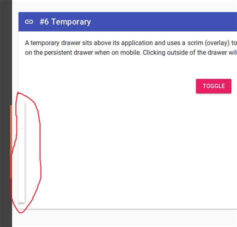 Bug Report Navigation Drawer Half Hidden · Issue 2983 · Vuetifyjsvuetify · Github