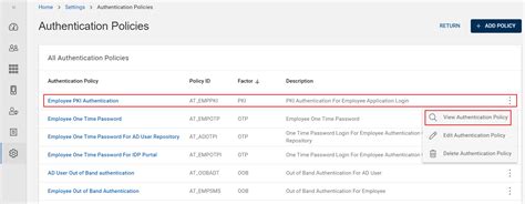 Configuring Pki Authentication Policies