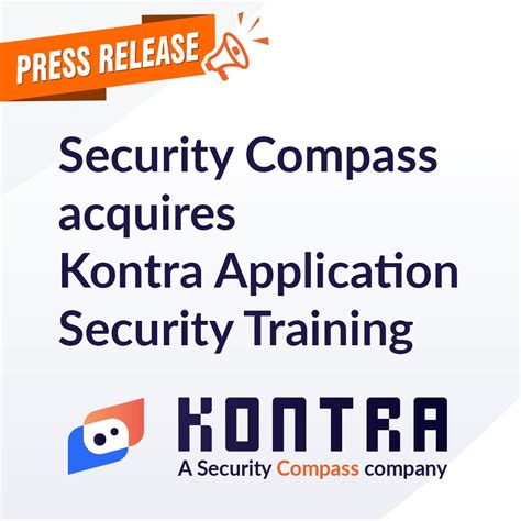 Security Compass Announces Acquisition Of Kontra From Thrivedx Expanding Its Application