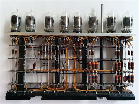 An 8 Vacuum Tube Logic Module From A 1954 Ibm 700 Series Mainframe Computer R Engineeringporn