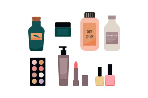 Organic Cosmetics And Makeup Items Graphic By Deemka Studio · Creative