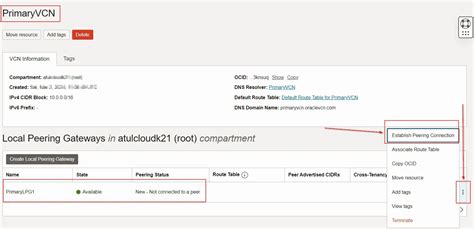 Configuring Local Peering Gateway In Oci K21 Academy