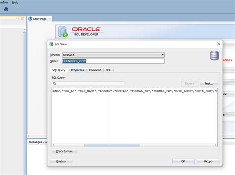 Registering A Spatial View In Oracle Database Esri Community