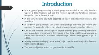 Object Oriented Programming Concept PPT