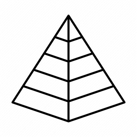 Pyramid Chart Pyramid Chart Graph Analytics Statistics Pyramid Graph Icon Download On