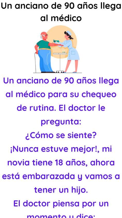 Un Anciano De 90 Años Llega Al Médico El Humor