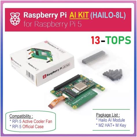 Jual Termurah Official Raspberry Pi Ai Kit Hailo Artificial