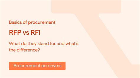 Difference Between Rfi Rfp Rft And Rfq By OFF