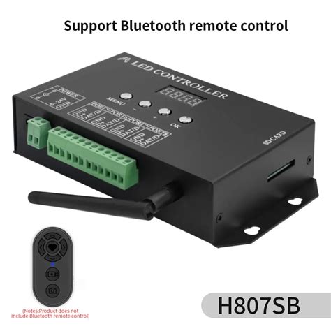 H807sa 8ch Ws2811 Ws2812b Art Net Dmx512 Spi Led Controller H807sb Wifi H807sa 8ch Ws2811 Ws2812b Art Net Dmx512 Spi Led Controller H807sb Wifi