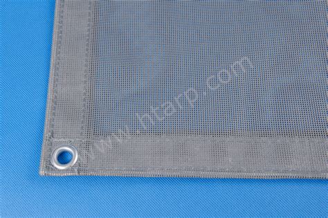 Pvc Coated Polyester Mesh Vertical Safety Netting Tarpaulin Supplier
