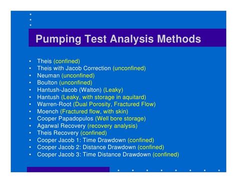 Aquifer Parameter Estimation
