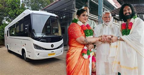 വിവാഹത്തിന് മോടികൂട്ടി സുരേഷ് ഗോപിയുടെ പുതിയ കാരവൻ Suresh Gopi New Carvan