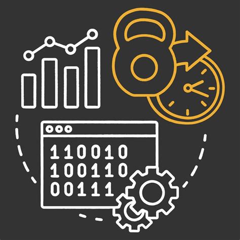Load Testing Chalk Concept Icon Software Development Stage Idea Thin Line Illustration System