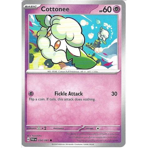 Cottonee Pokemon Trading Card Game