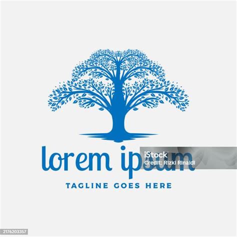 생명의 나무 오크 반얀 단풍 나무 실루엣 일러스트 디자인 Charitable Foundation에 대한 스톡 벡터 아트 및 기타 이미지 Charitable