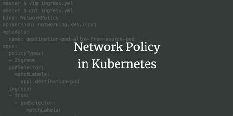 Network Policy In Kubernetes