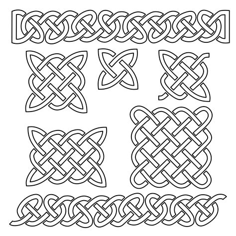 Celtic Knot Patterns Celtic Knot Round Free Vector Eps Cdr Ai Svg