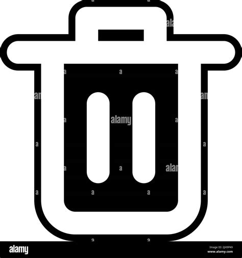 User Interface Trash Stock Vector Image Art Alamy