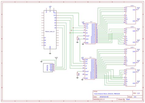 Clock Arduino Ds3231 Mbi5026 Platform For Creating And Sharing