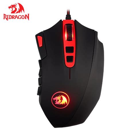 Gaming Mouse M901 Redragon MMO Mouse LED RGB 24000 DPI High Precision