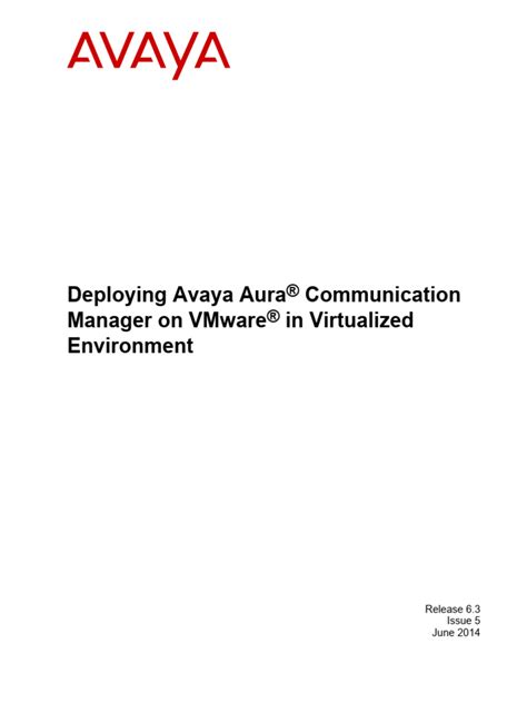 Cm Deployment Guide Vm Ware Pdf Virtualization Virtual Machine