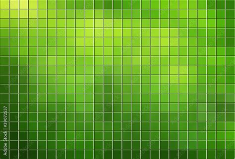Green Tiled Mosaic Background Stock Illustration Adobe Stock