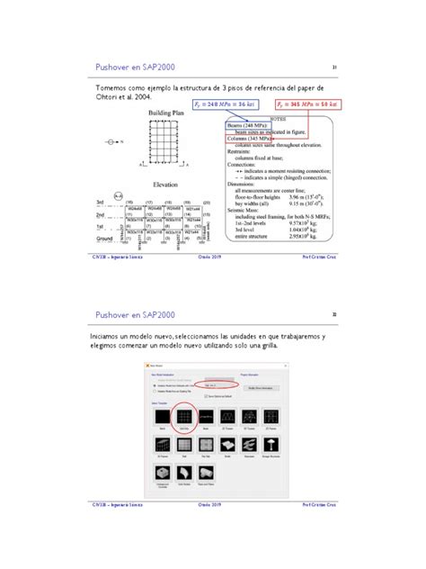Pushover En Sap2000 Pdf Ingeniería Naturaleza