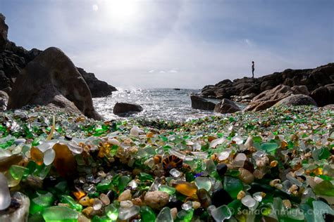La Playa De Los Cristales De Laxe En Galicia