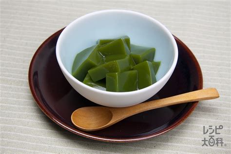 抹茶寒天のレシピ・作り方｜レシピ大百科（レシピ・料理）｜【味の素パーク】 粉寒天を使った料理