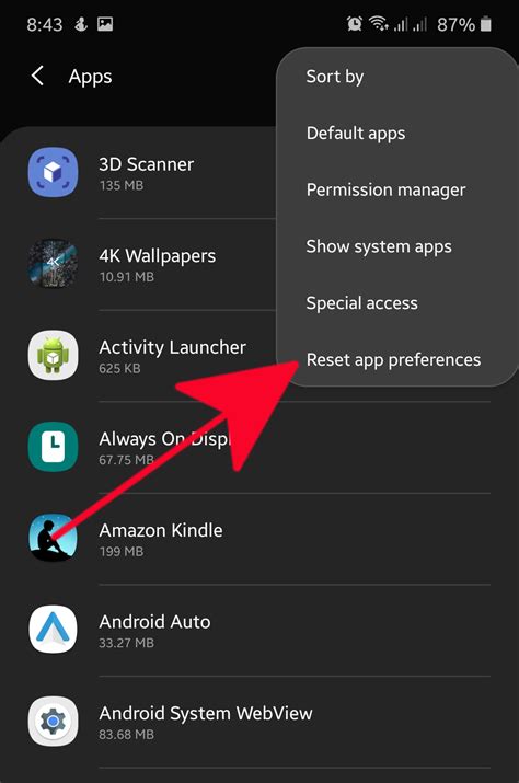 How To Reset App Preferences On Samsung Android 10 The Droid Guy