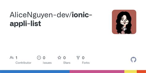 Github Alicenguyen Devionic Appli List