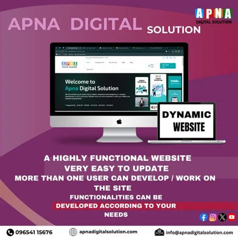 Dynamic Website Development At ₹ 10000pack In New Delhi Id 2853304205797