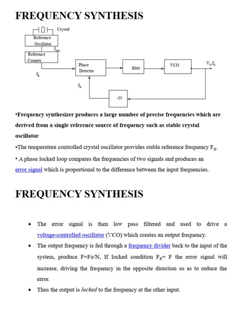 aplication of pll pdf