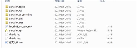 Uart串口发送设计verilog代码vivado仿真