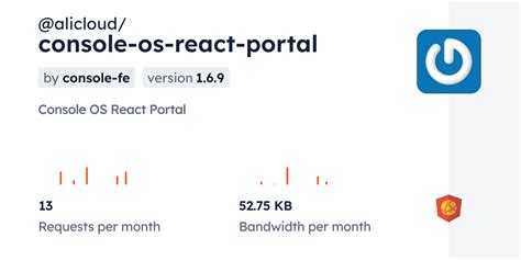 alicloud console os react portal cdn by jsdelivr a cdn for npm and